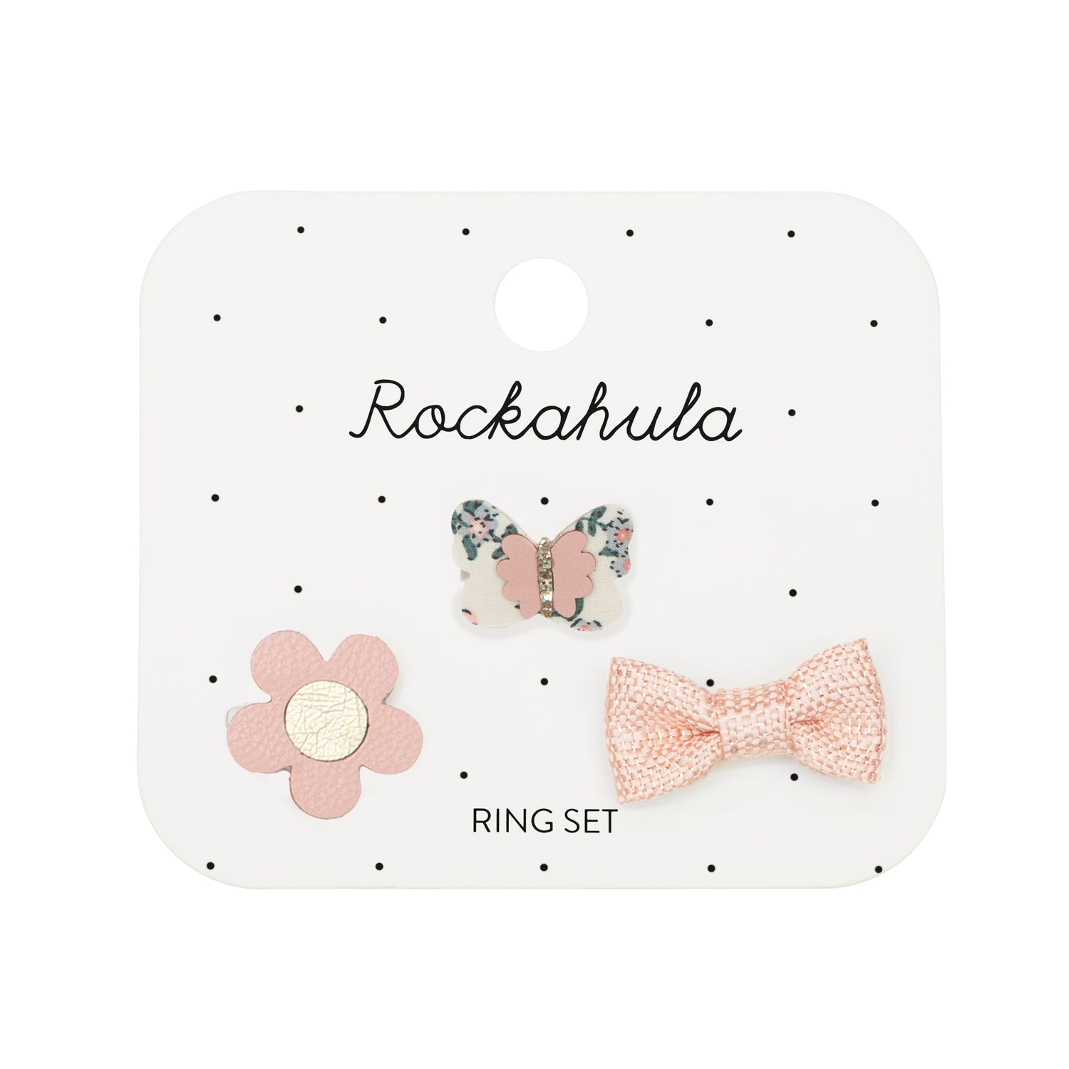 Flora Butterfly Ring Set – Trendy Tots Winnipeg