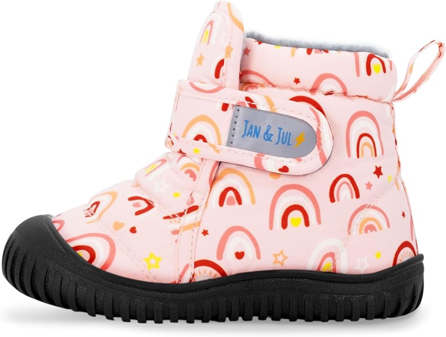 Toasty-Dry Booties | Pink Rainbow – Trendy Tots Winnipeg